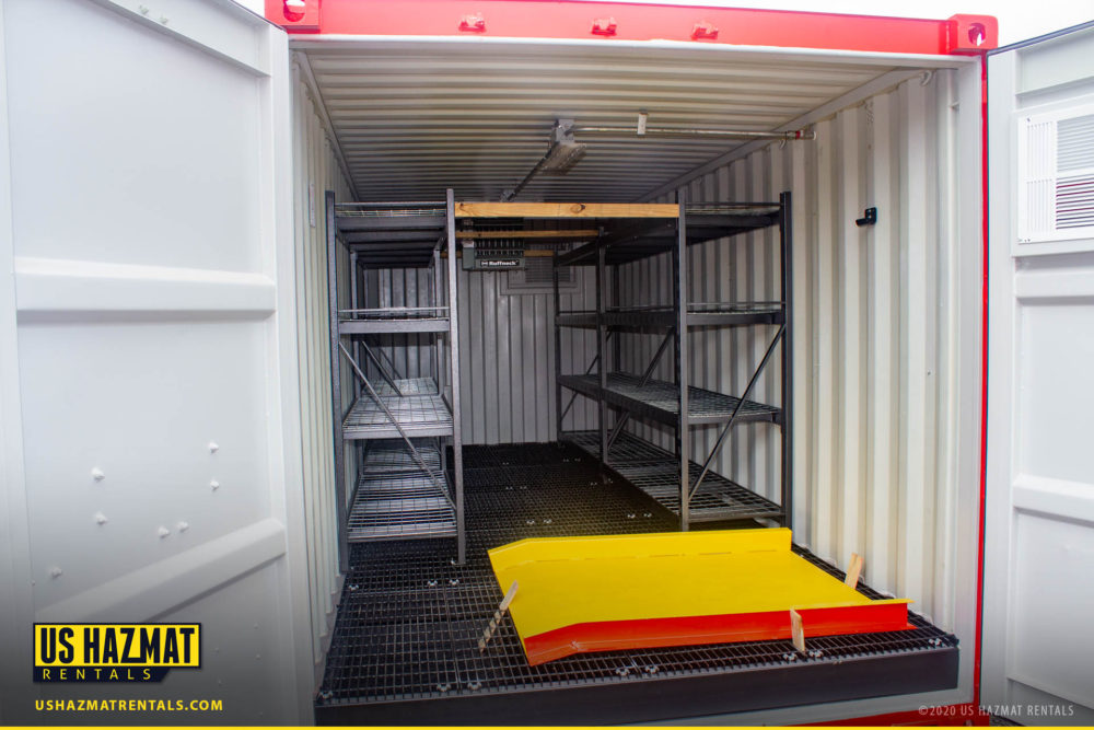 Chemical storage lockers and fire-rated protection are ideal for ...